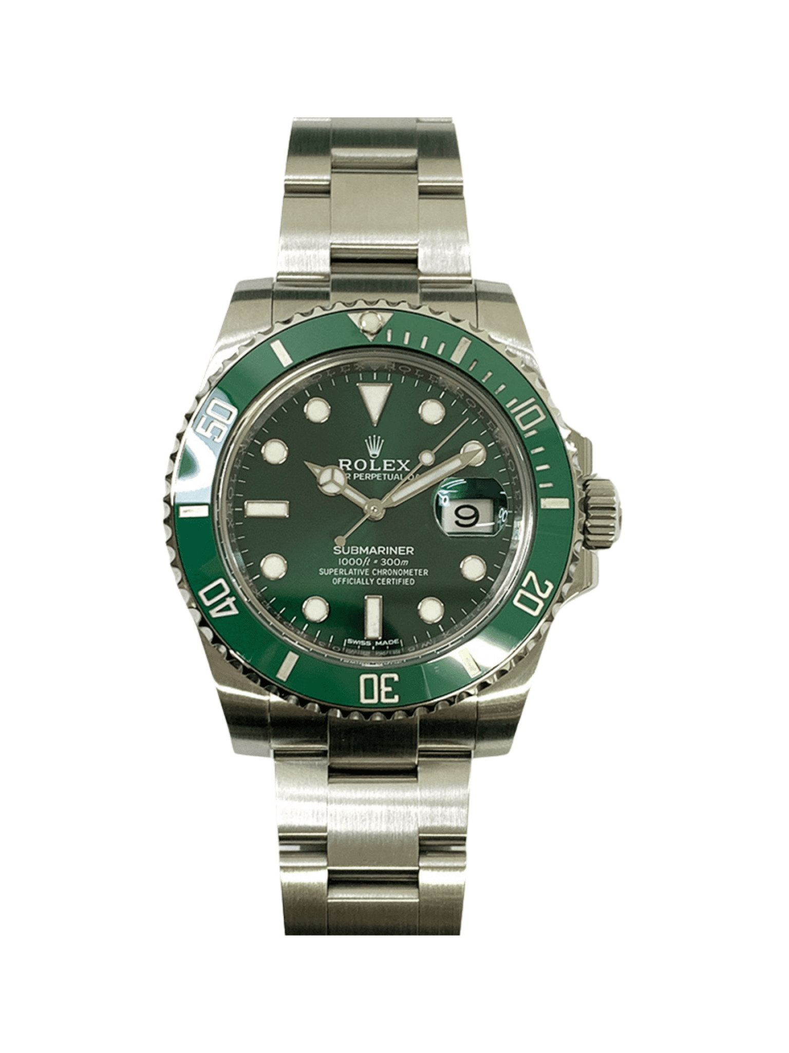 Rolex Submariner "Hulk" Green Dial 116610LV - WPB Watch CO