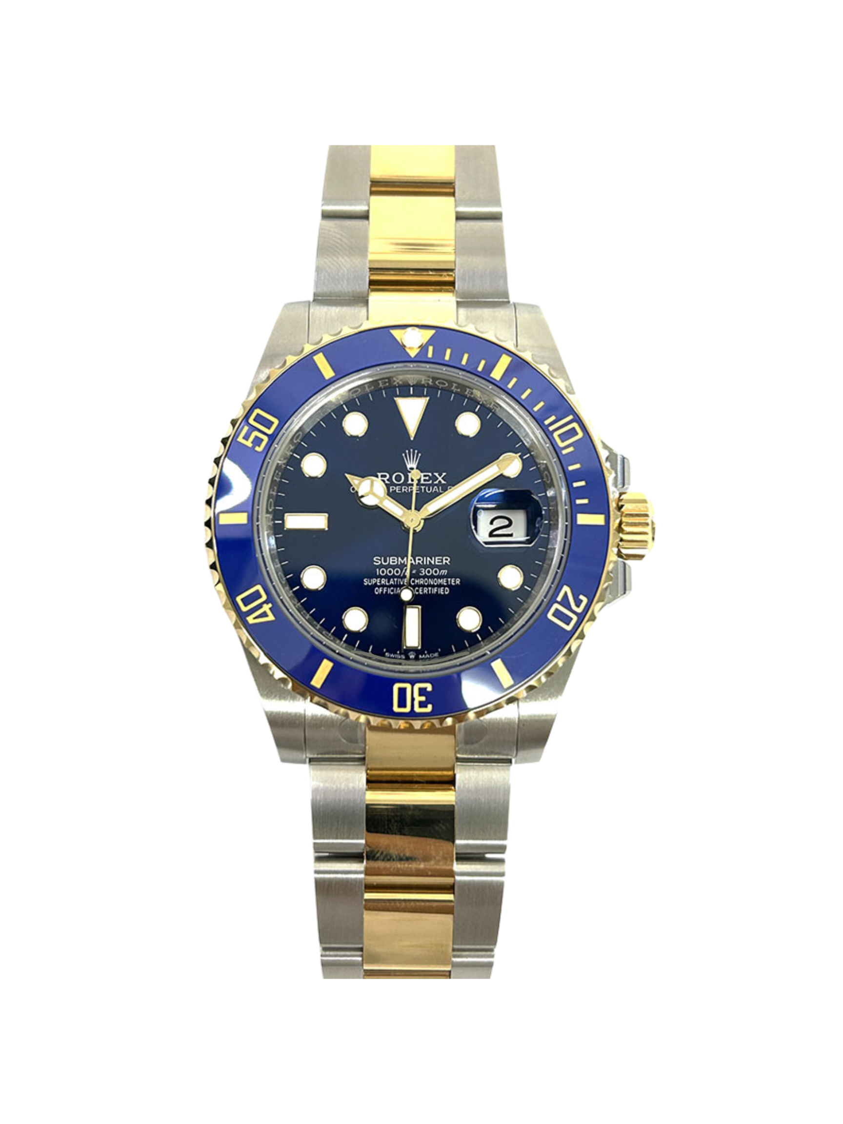 Rolex Submariner Date Two Tone Blue Dial 126613LB - WPB Watch CO